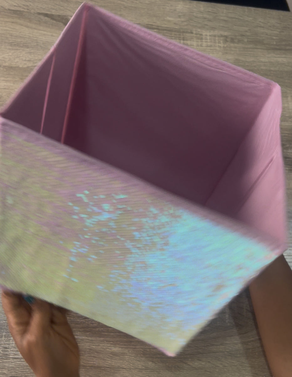 Collapsible Sequined Box – Partylocks