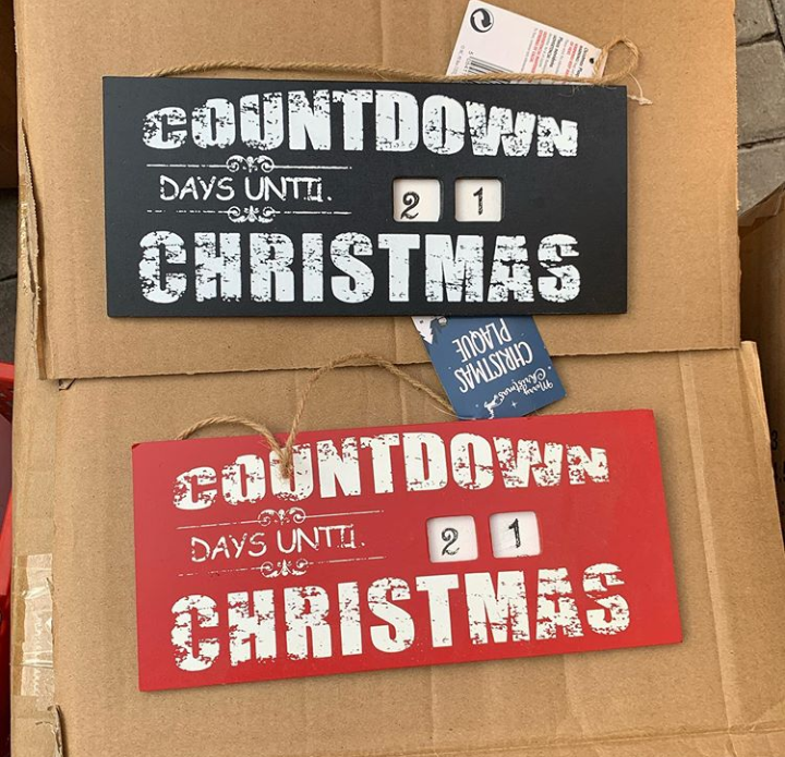Christmas Countdown Plaque – Partylocks